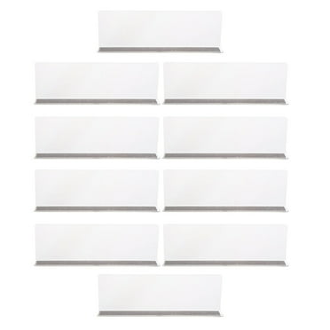 Vive Comb Clear Acrylic Shelf Dividers, Closet Vertical Organizer for ...