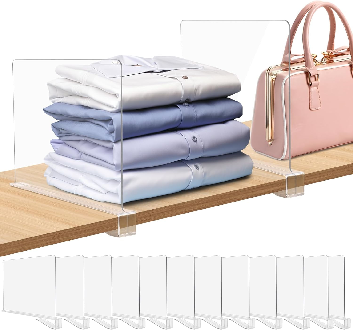 Shelf Dividers for Closet Organization Closet Dividers for Shelves ...