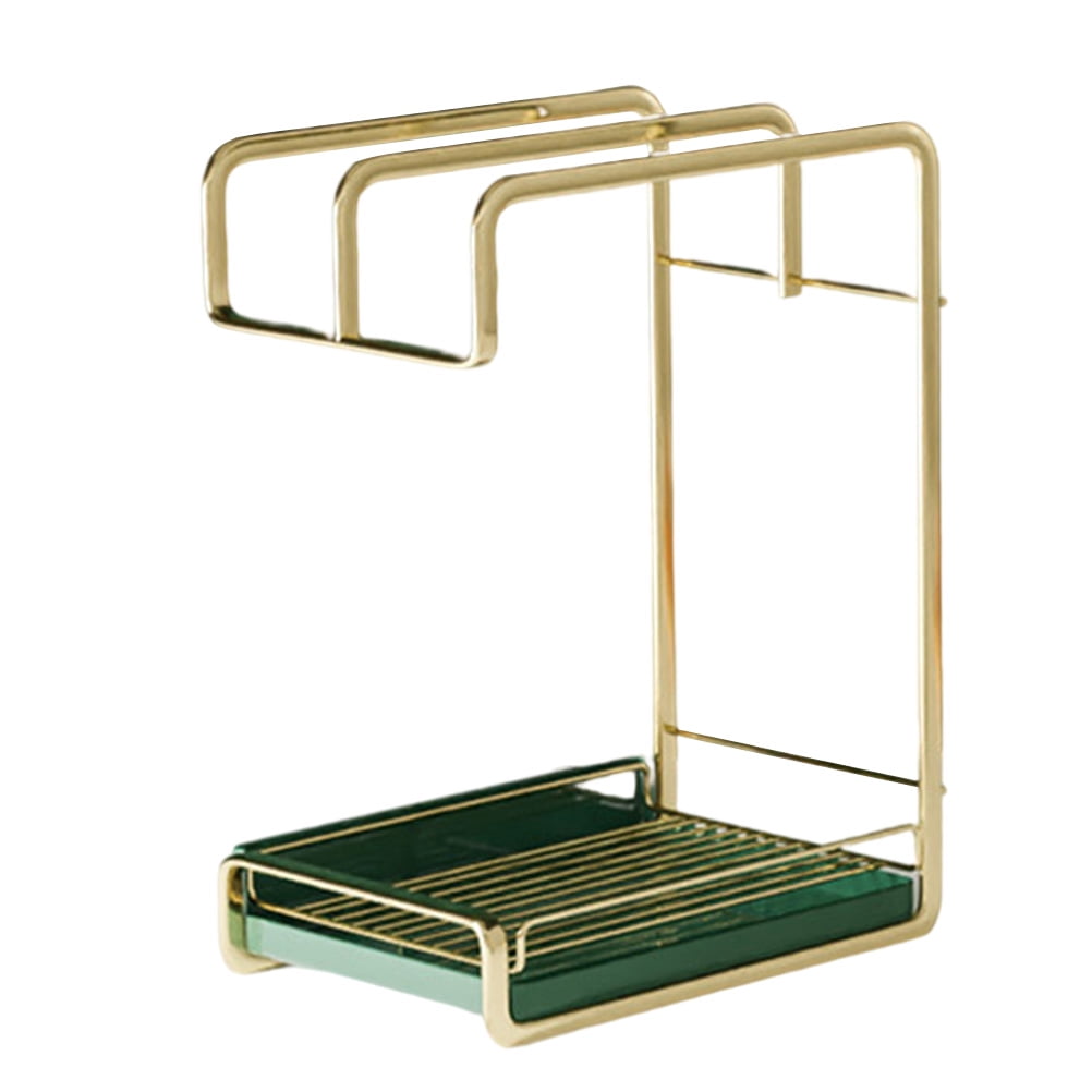 Shelf Duster Cloth Drying Rack Storage Stand Bath Tray Dish Holder ...