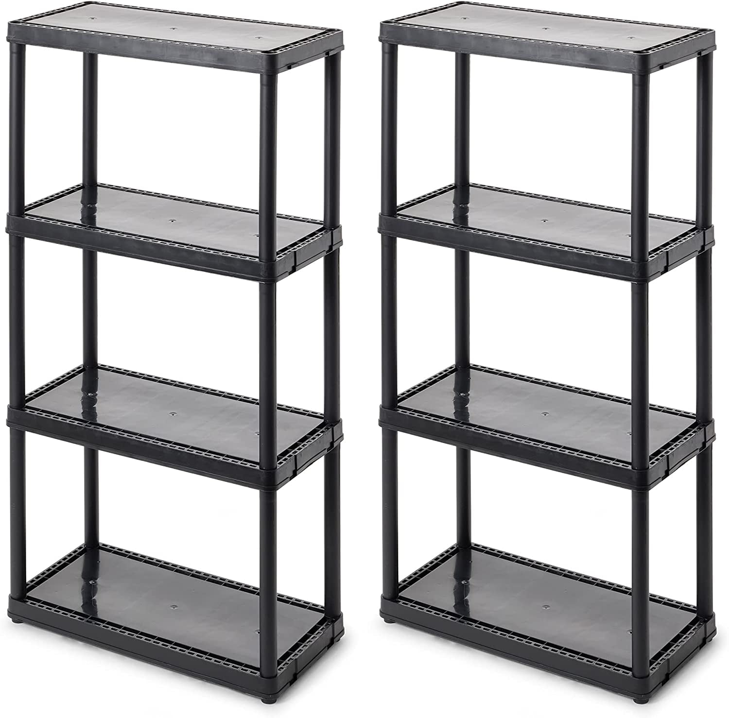 Shelf Fixed Height Solid Light Duty Storage Unit 12 x 24 x 48 ...