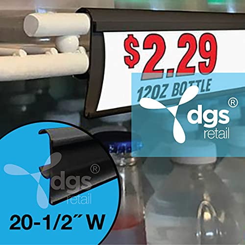 Shelf Label Holder, 25 Pack Shelf Strip Price Tag Holder for 7/8”H ...