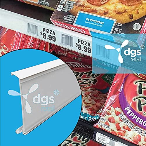 Shelf Label Holder for Cooler/Freezer, 25 Pack Shelf Strip Price Tag ...