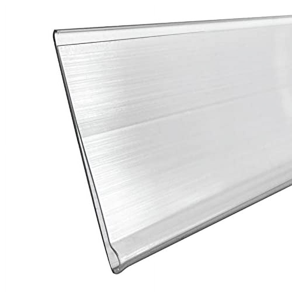 Shelf Label Strips, 100 Pack Self Adhesive 1.5”H Shelf Label Holder ...