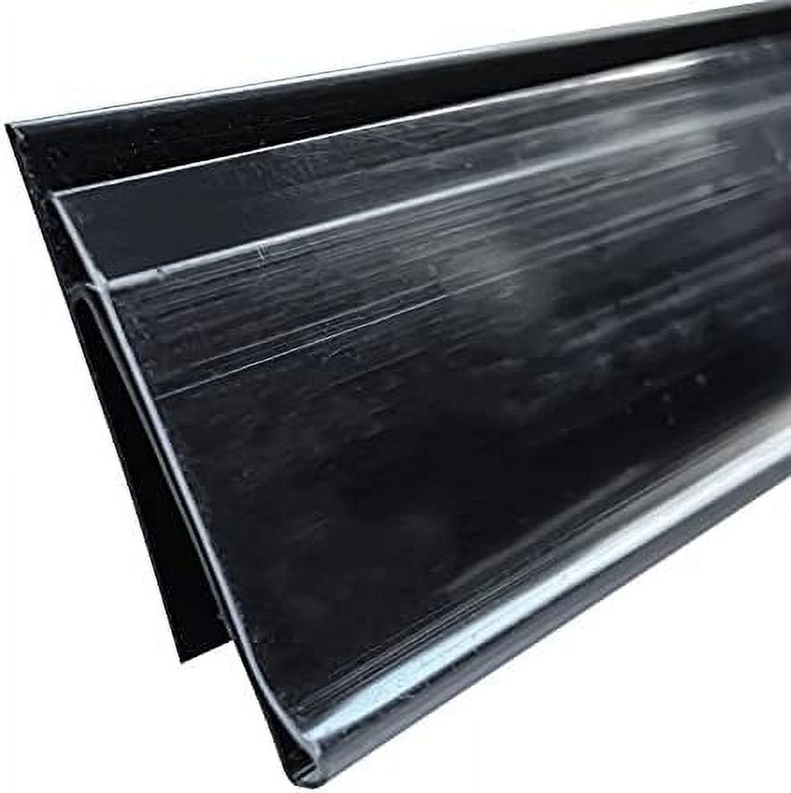 Shelf Label Strips 100 Pack Snap-in Angled 1.25”H Shelf Label Holder ...