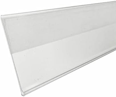 Shelf Label Strips, 25 Pack 1.5” Self Adhesive Shelf Label Holder Price ...