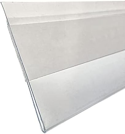 Shelf Label Strips, 50 Pack 1.75” Self Adhesive Shelf Label Holder ...