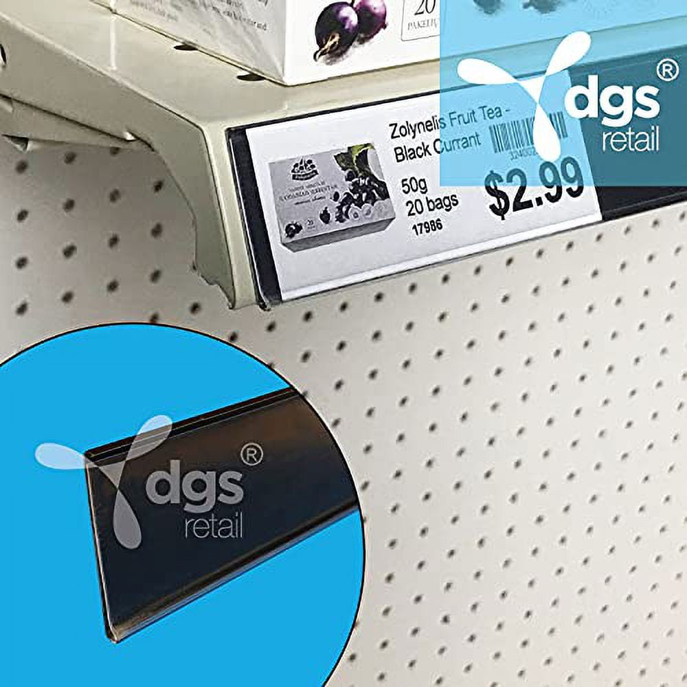 Shelf Label Strips, 50 Pack Self Adhesive 1.25”H Shelf Label Holder ...