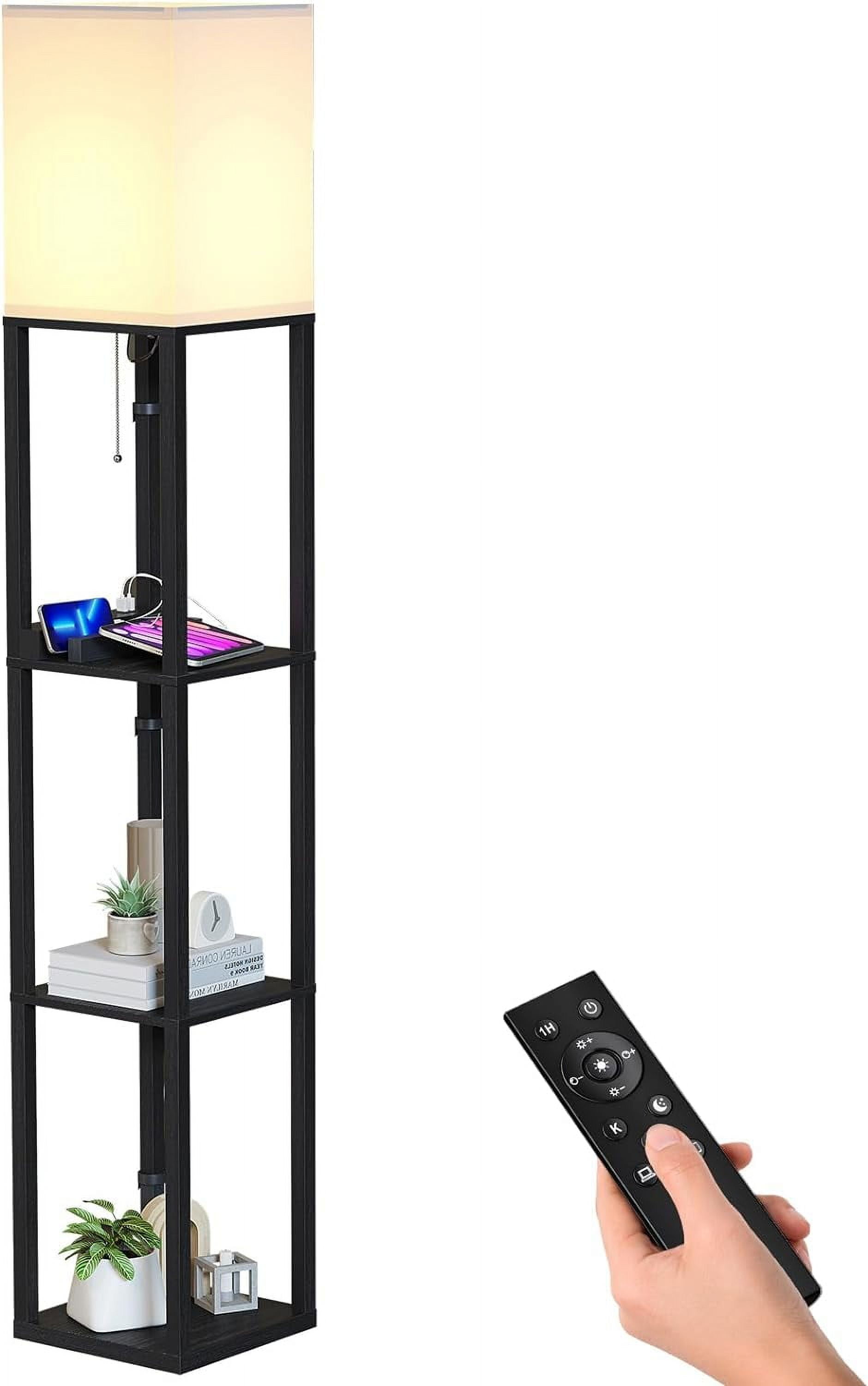 Shelf Lamp with Remote Control, Stepless Color Temperature & Dimmable ...