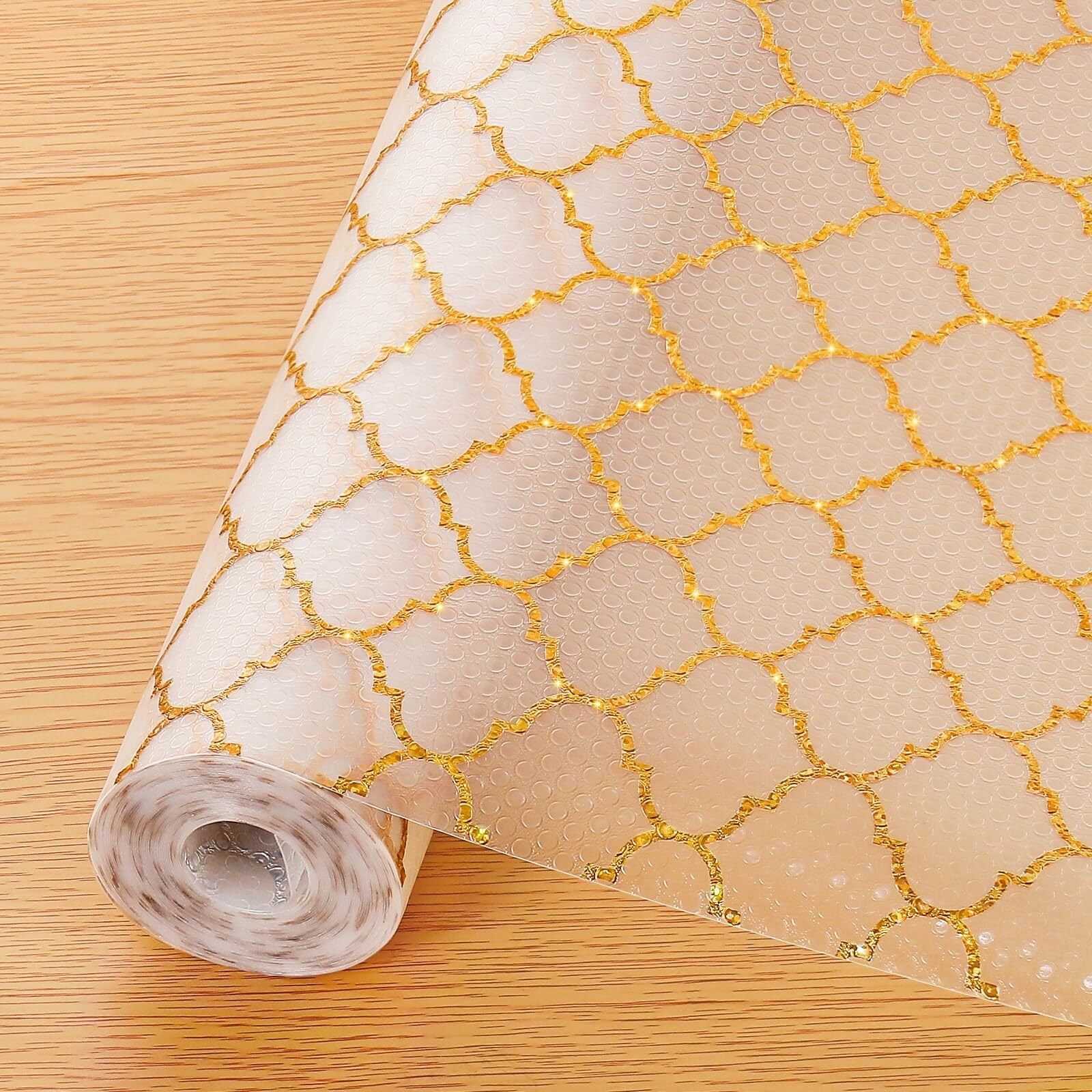 Shelf Liners for Kitchen Cabinets Non Adhesive Drawer and Cabinet Liner ...