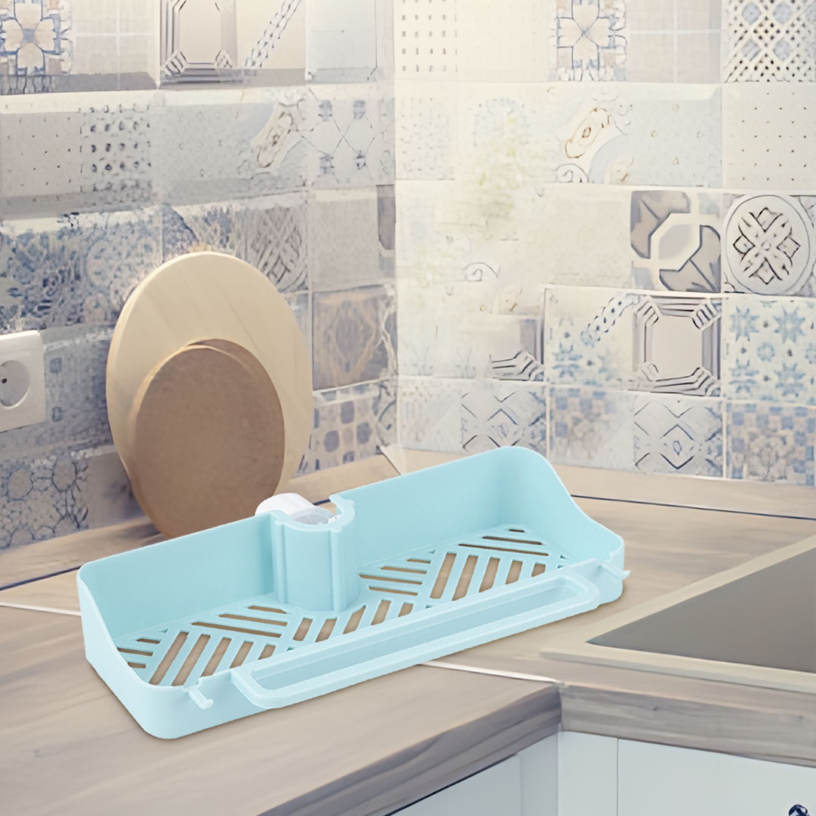 Shelf Multi Functional Faucet Storage Rack Kitchen Storage Rack Shower ...