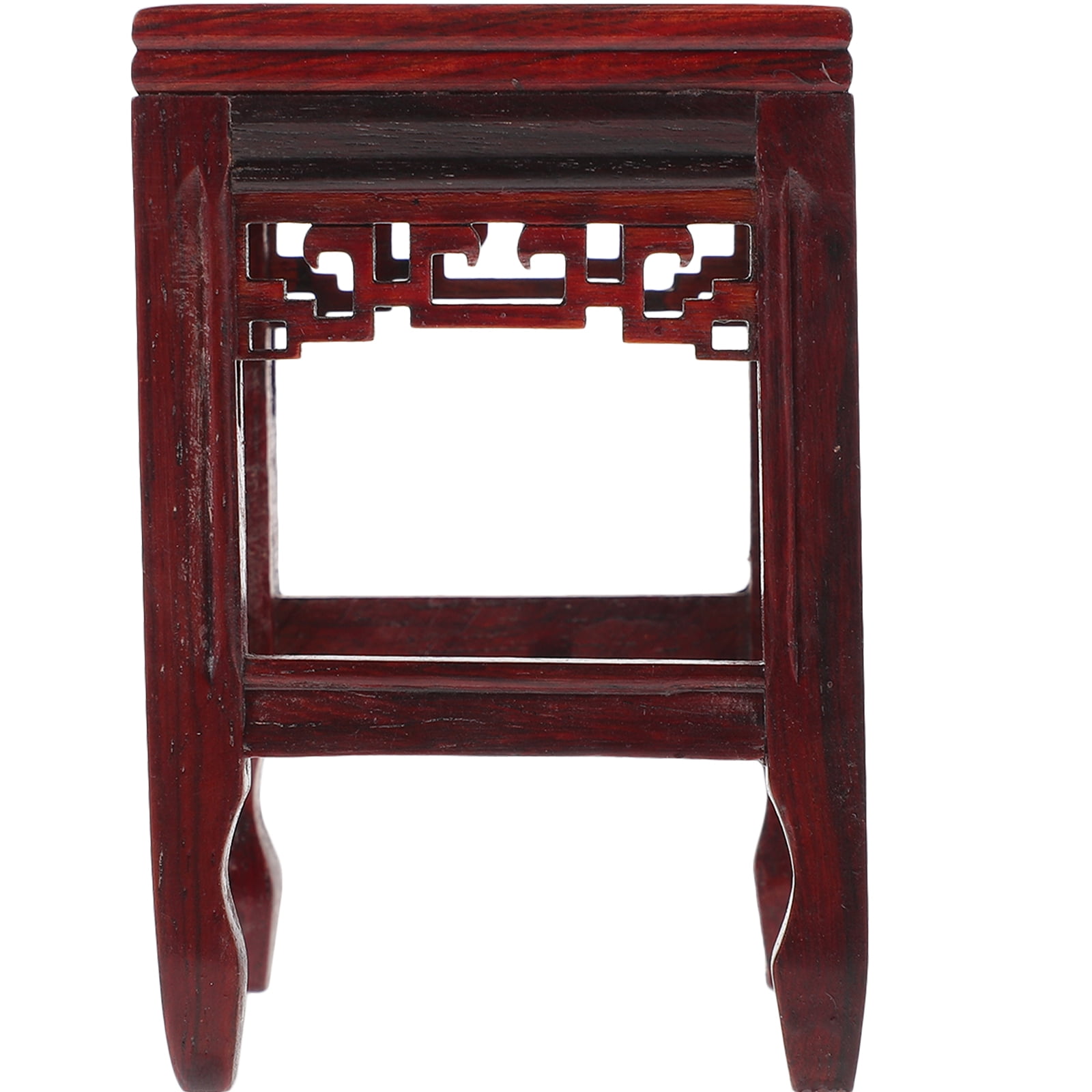 Shelf Plant Crafts Wooden Flower Pedestal Stands Antique Statue Display ...