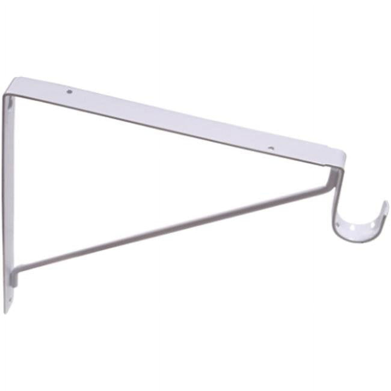Shelf & Rod Bracket, White - Walmart.com