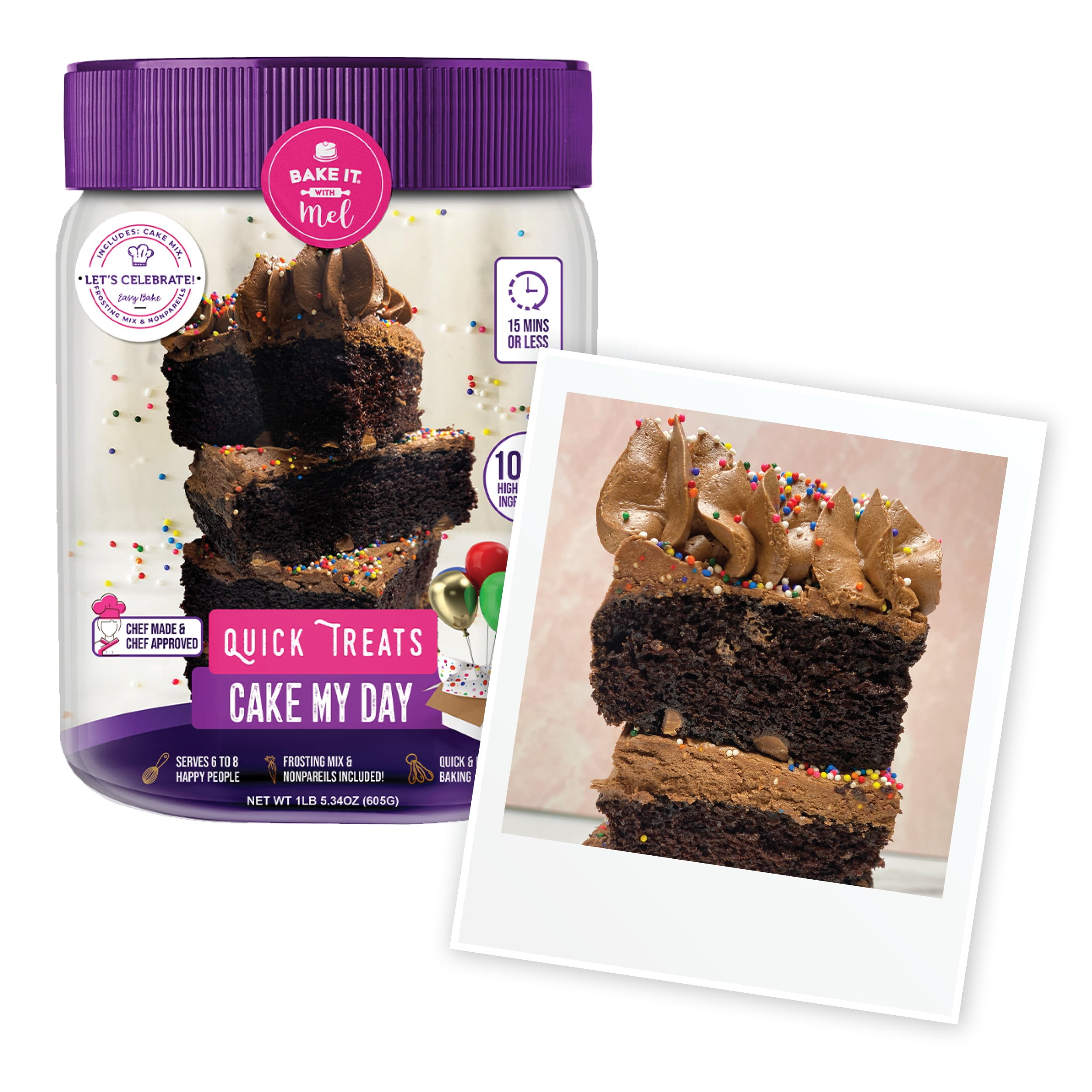 Shelf- Stable: Cake my Day - Chocolate Cake Mix - Walmart.com