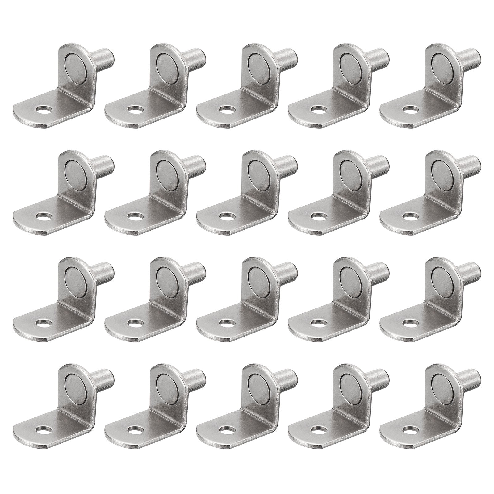 Uxcell Shelf Support Pegs L-Shaped Bracket Pegs Shelf Pin With Hole ...