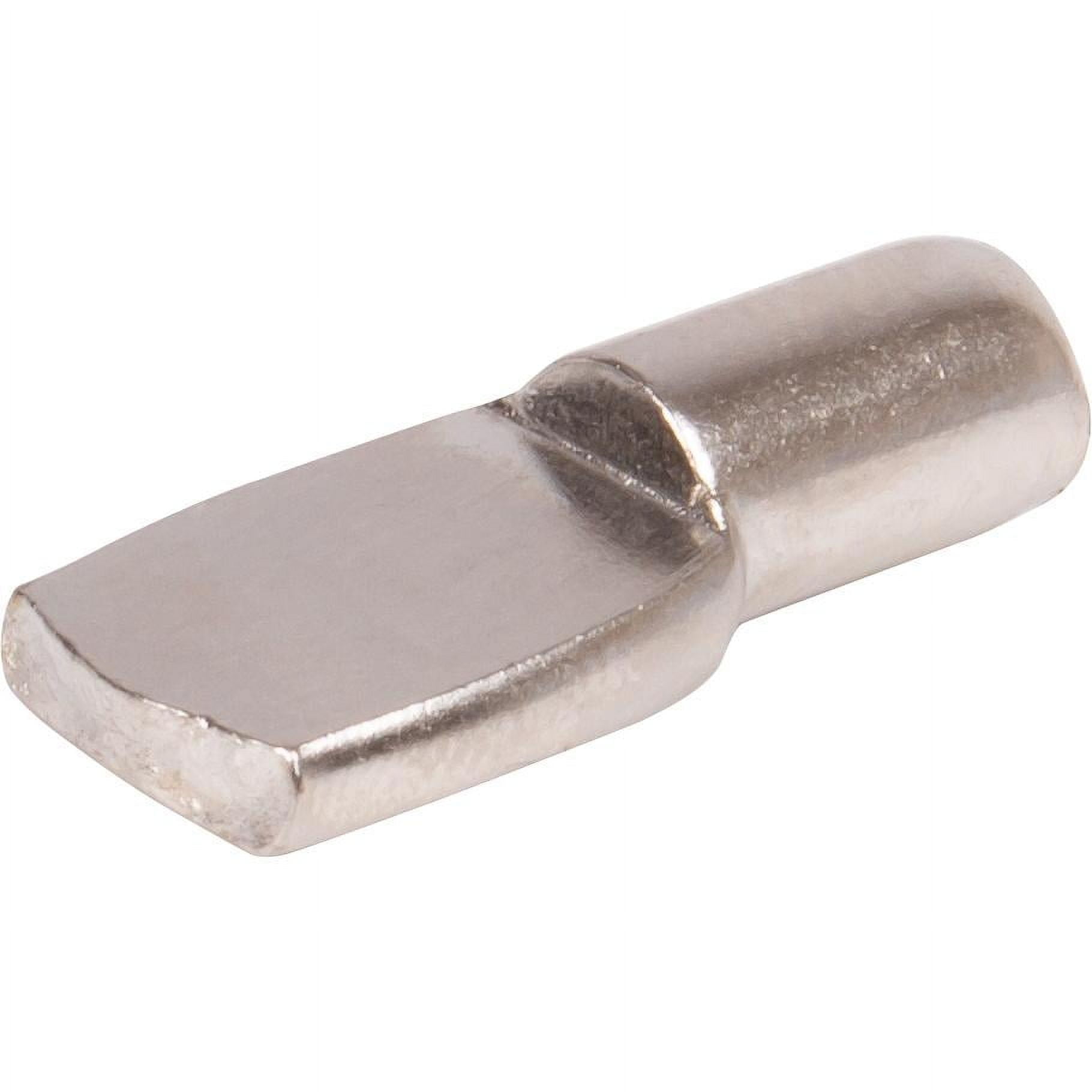 Shelf Tabs, 1/4" Pin Diameter, 100-Pack, Satin Nickel by Stone Harbor ...