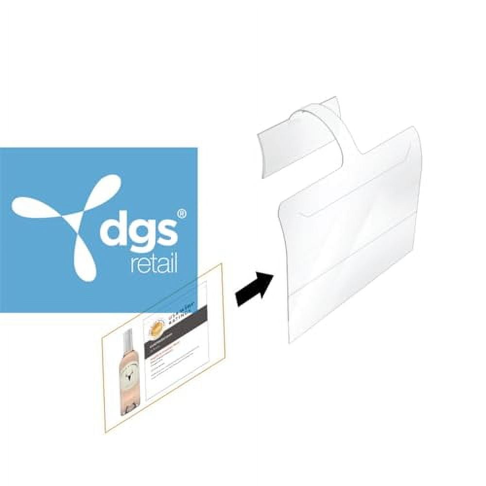 Shelf Talker Sign Holder, Channel Wobbler, 3-1/2 By 5-1/2 Inch Signs ...