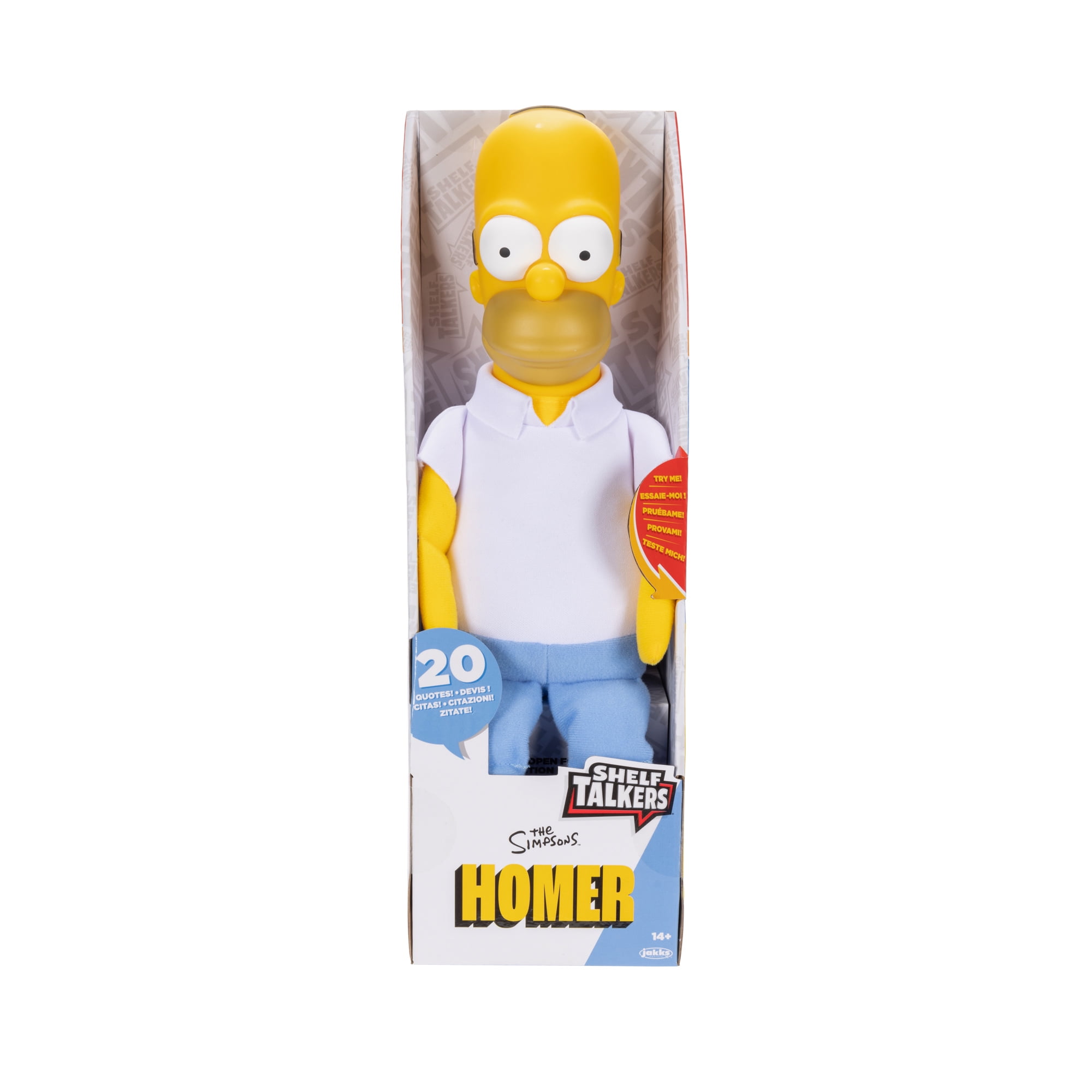 Shelf Talkers The Simpsons Homer Talking Plush - Walmart.com