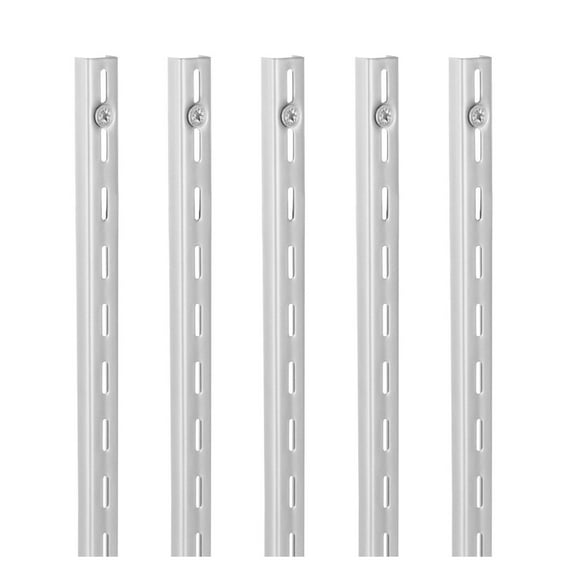 Shelf Track 39-inch 10 Pack, Adjustable Wall Mounted Shelf Pilaster ...