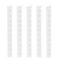Shelf Track 60 Inch 5 Pack, Adjustable Wall Mounted Shelf Pilaster ...