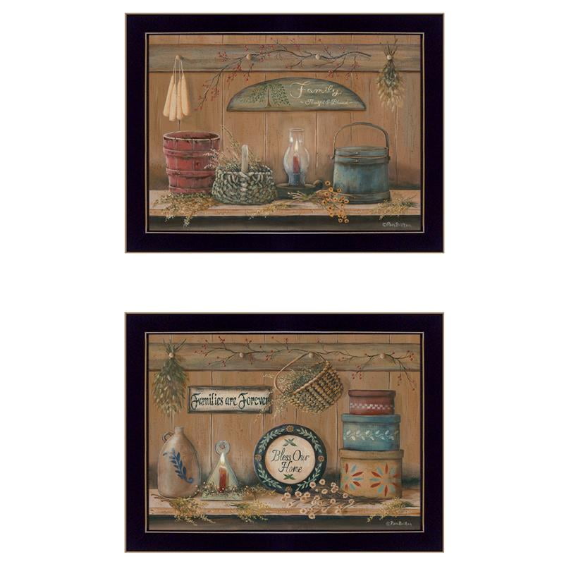 Shelf Treasures By Pam Britton Printed Wall Art Wood Multi-Color ...