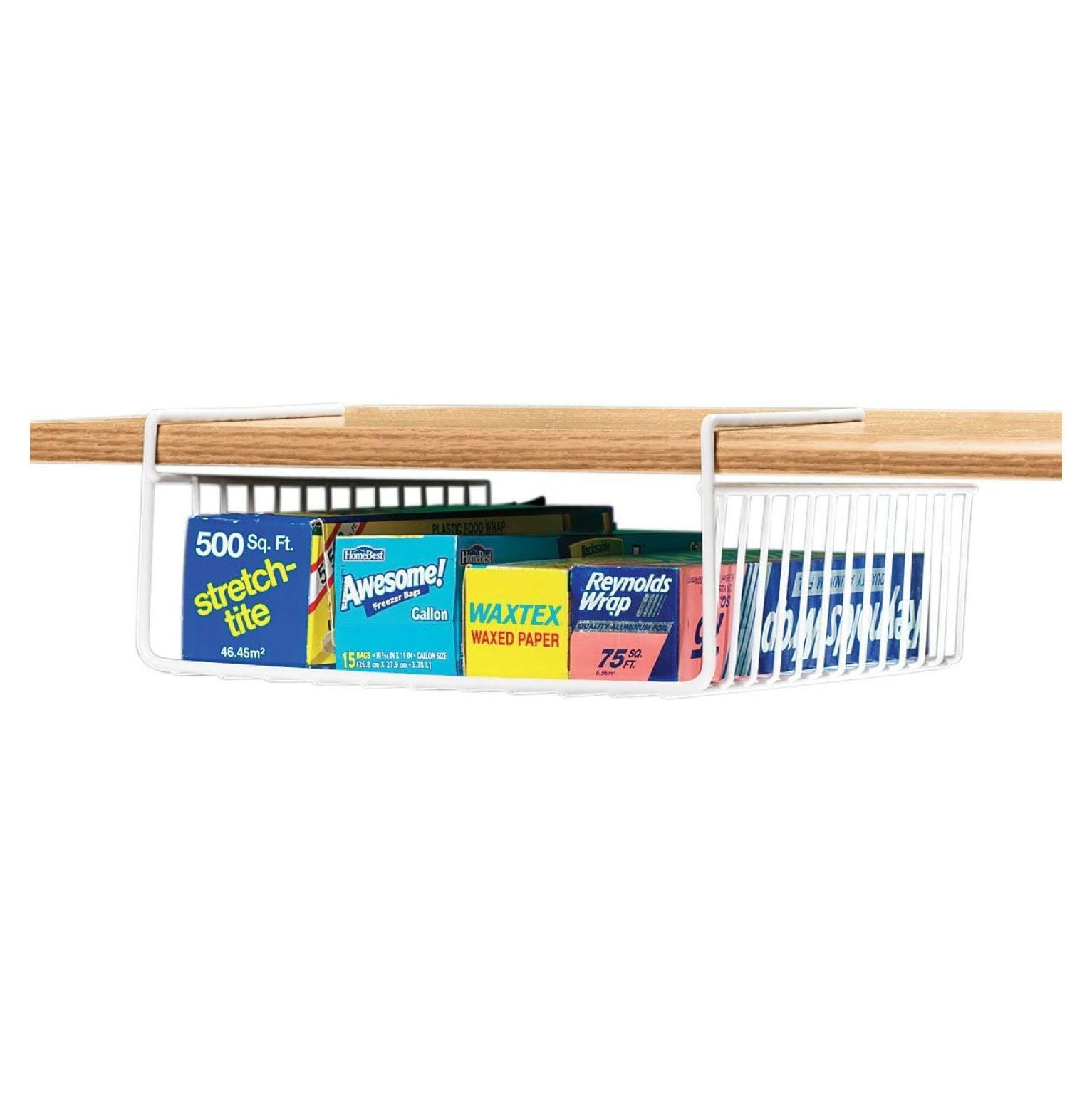 Shelf Wrap Holder, One Size Fits All, White - Walmart.com
