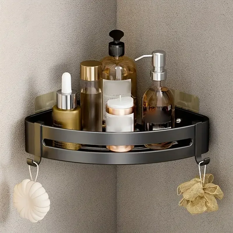 Shelf for Storage Bathroom Shelves Aluminium Shampoo Holder Shower ...