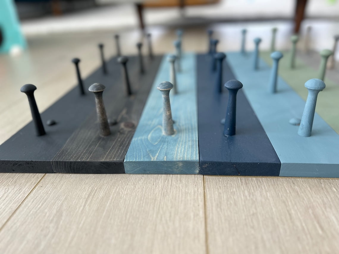 Shelf with hooks and ledge | shelf for pictures | Kitchen decor ...