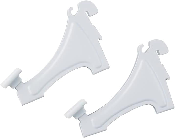 ShelfTrack 2-Pack Shoe Shelf Brackets for Wire Shelving, Compatible ...