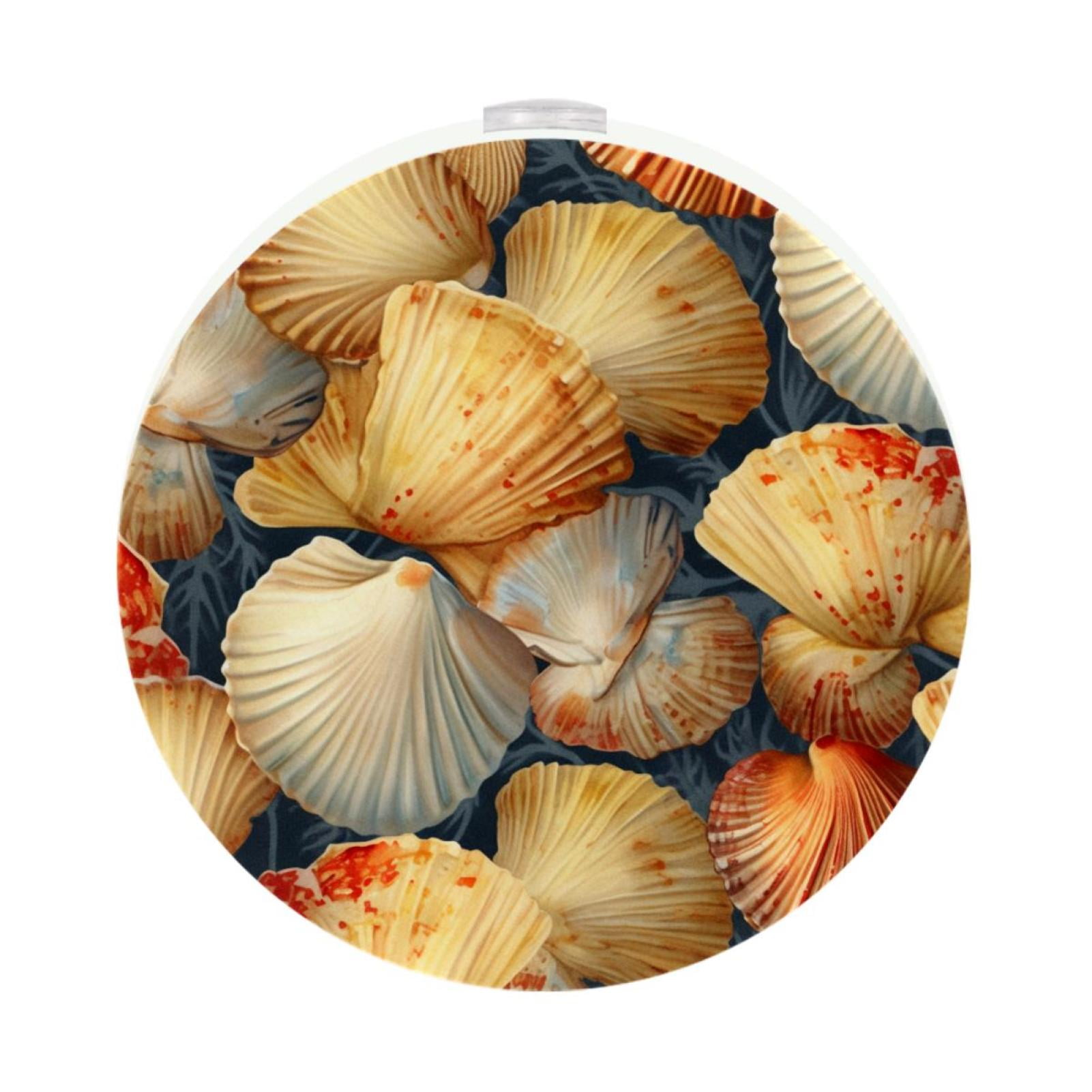 Shell 2-Pack Circular Night Lights, LED Wall Light, Induction ...