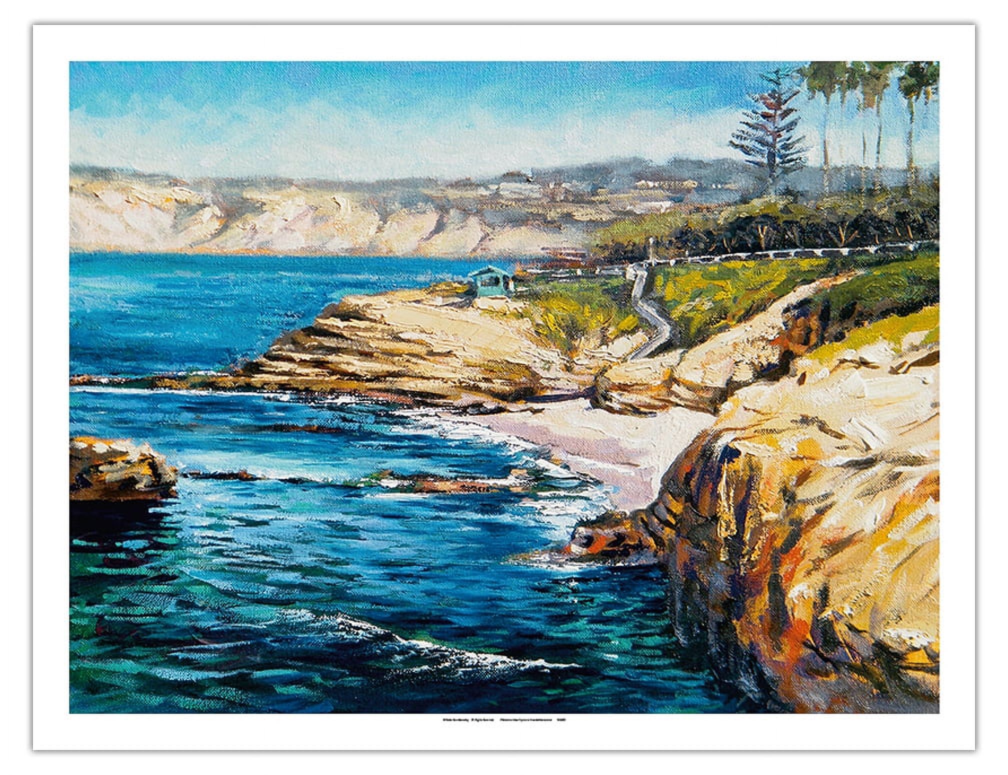 Shell Beach - La Jolla California - Coastal Landscape - From an ...