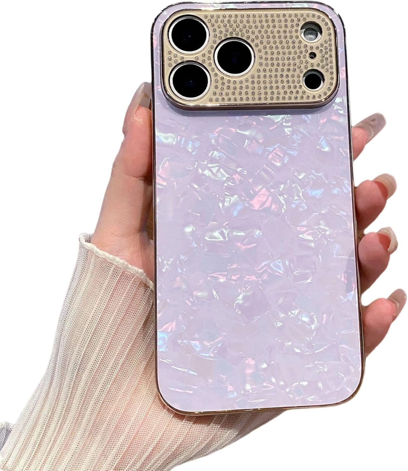 Shell Bling Glitter Diamond Camera Protect Phone Case for iPhone ...