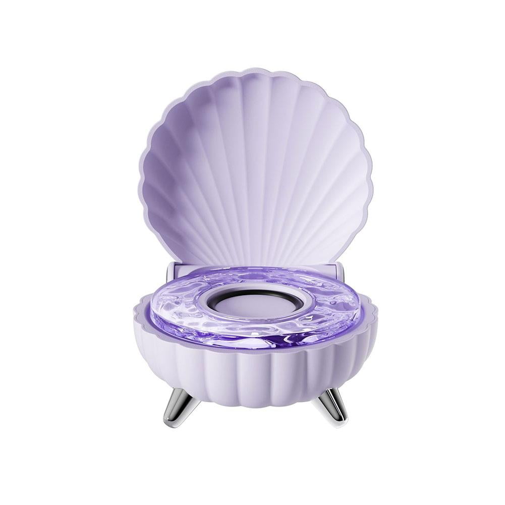 Shell Bluetooth Speaker with Adjustable 7 Color Ambient Lights, Shell ...