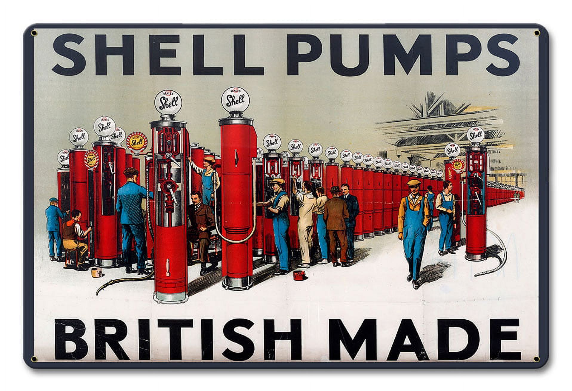 Shell British Pumps “Made in the USA with heavy gauge steel" - Walmart.com