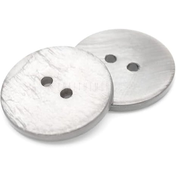 Shell Buttons 2 Holes Sewing Button DIY Crafts TG65 (15mm,12pcs,White ...