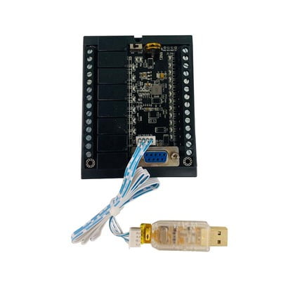 Shell-Cable Board-FX1N-20MR Industrial PLC Control Board 1AD+1DA 12 IN ...