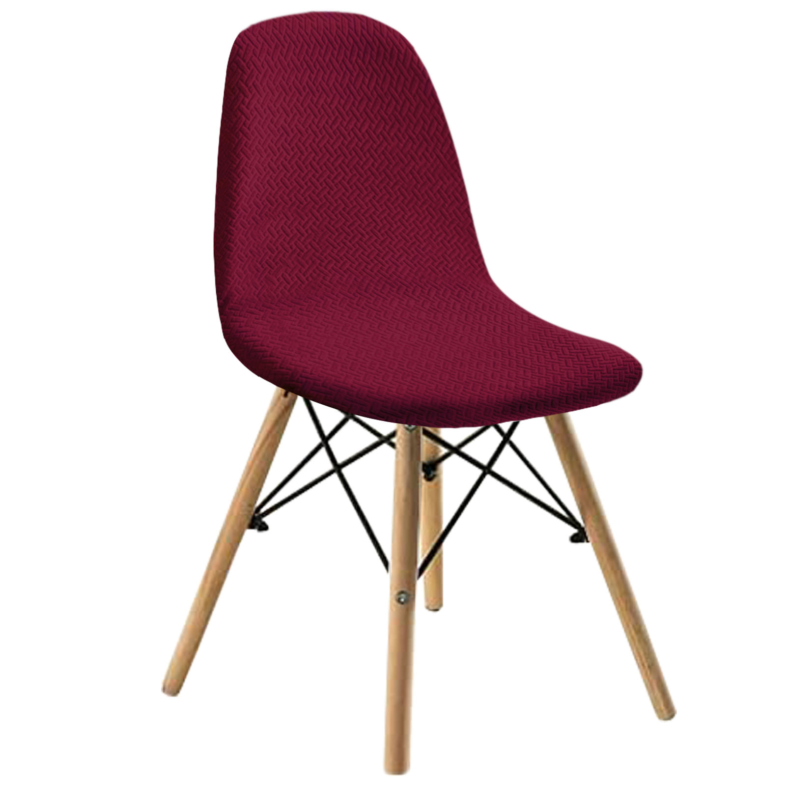 Shell Chair Slipcover,Stretch Armless Mid Century Modern Chair Covers ...