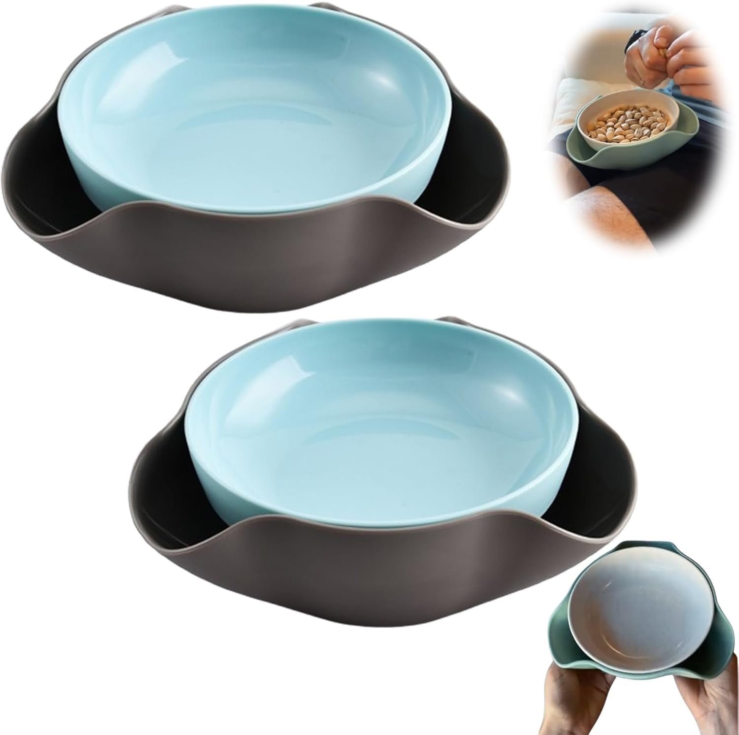 Shell Collecting Snack Bowl,Small Bowls with Nut Shell Storage,Wheat ...