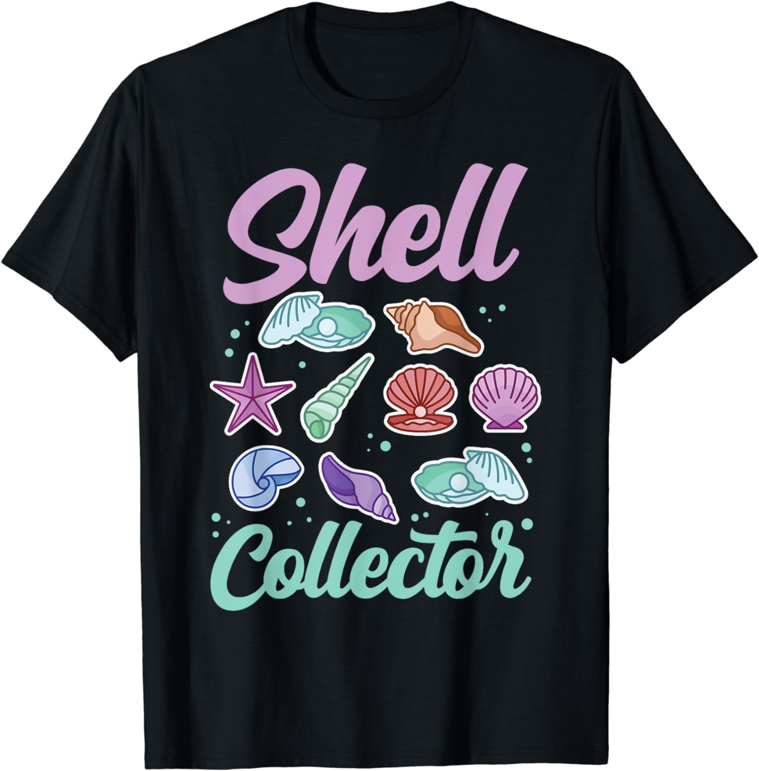 Shell Collector Beach Seashell Collect Seashells T-Shirt - Walmart.com