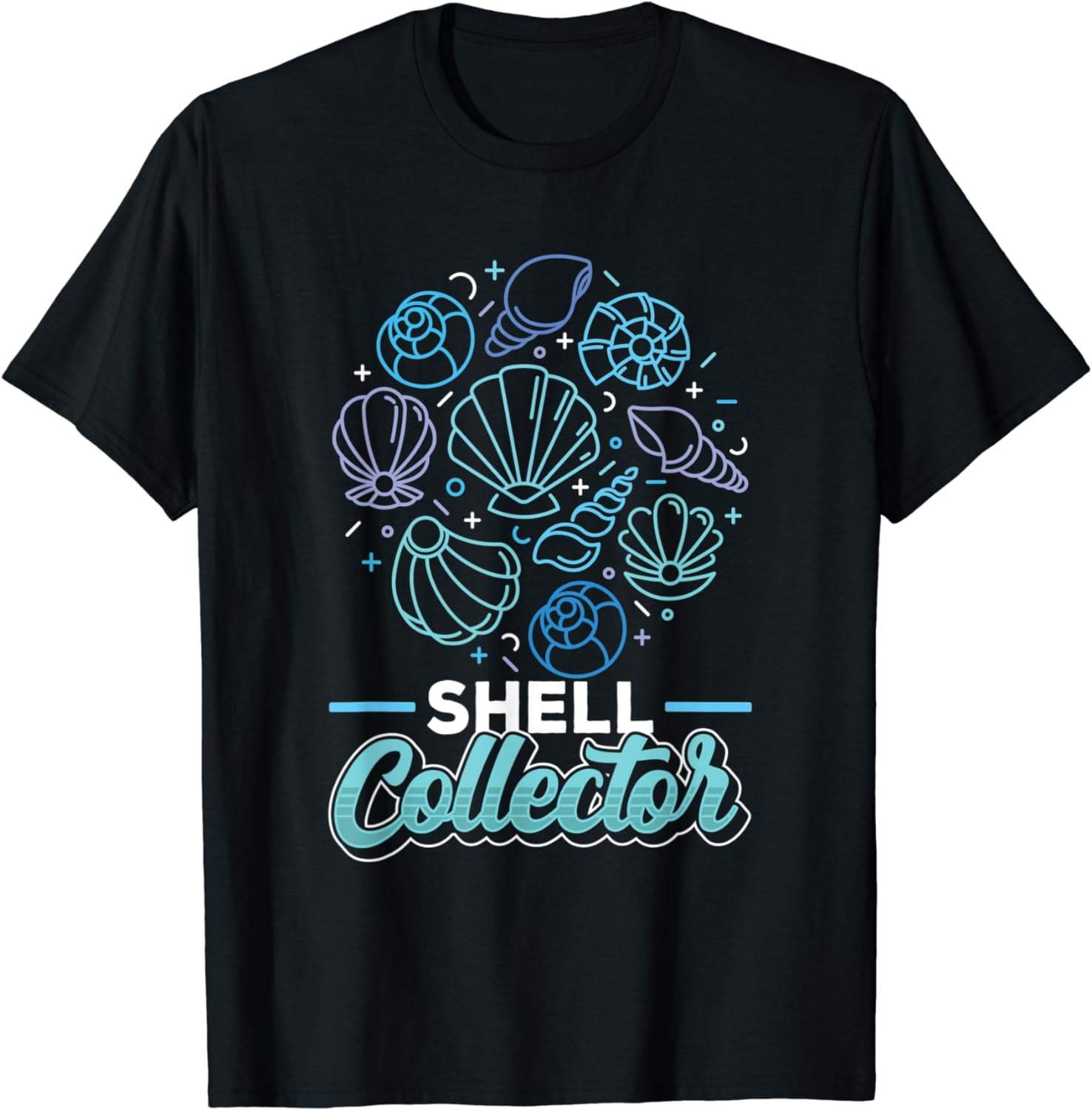 Shell Collector Seashell Collect Beach Seashells T-Shirt - Walmart.com