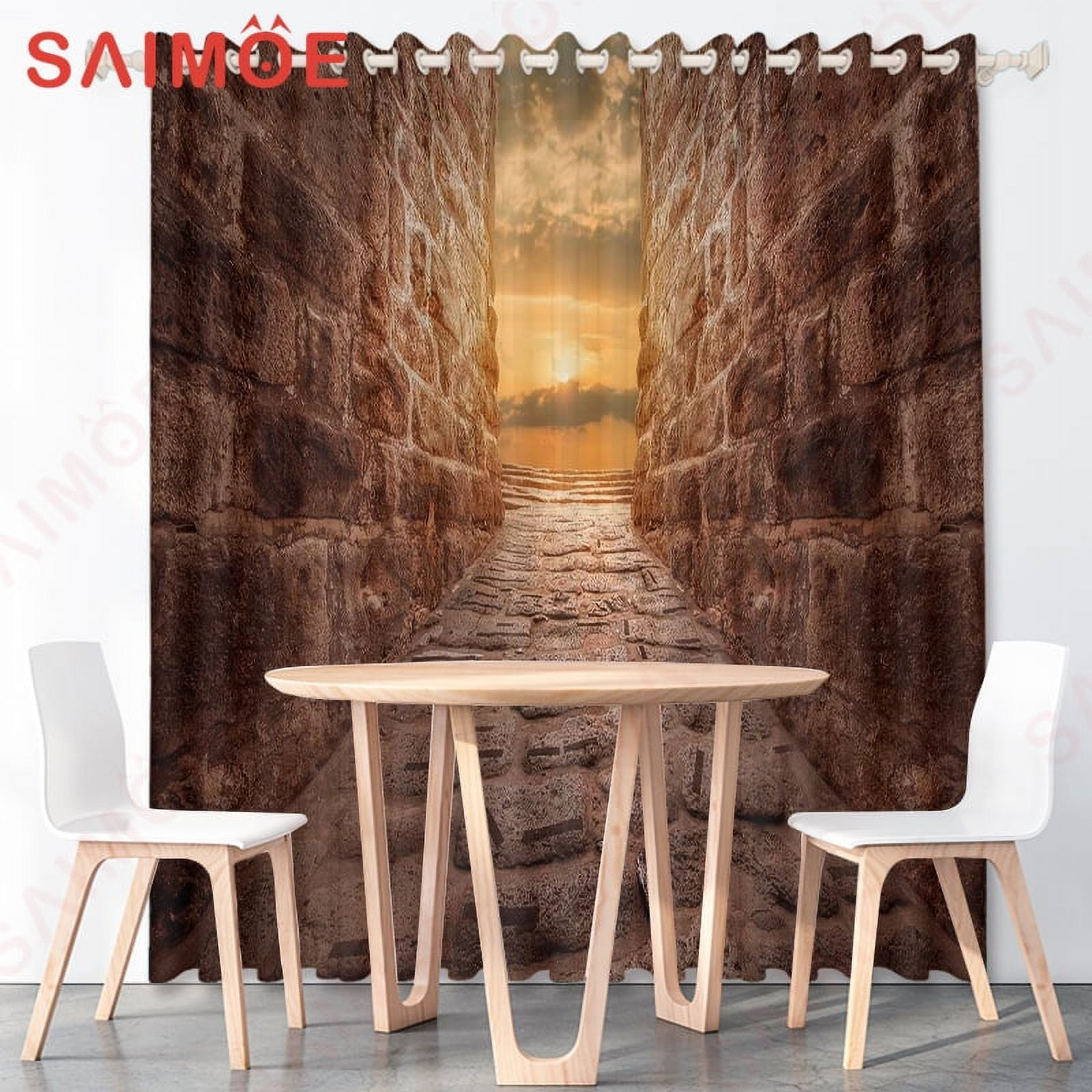 Shell Conch Star Door Curtains Polyester Doorway Privacy Closet Curtain ...