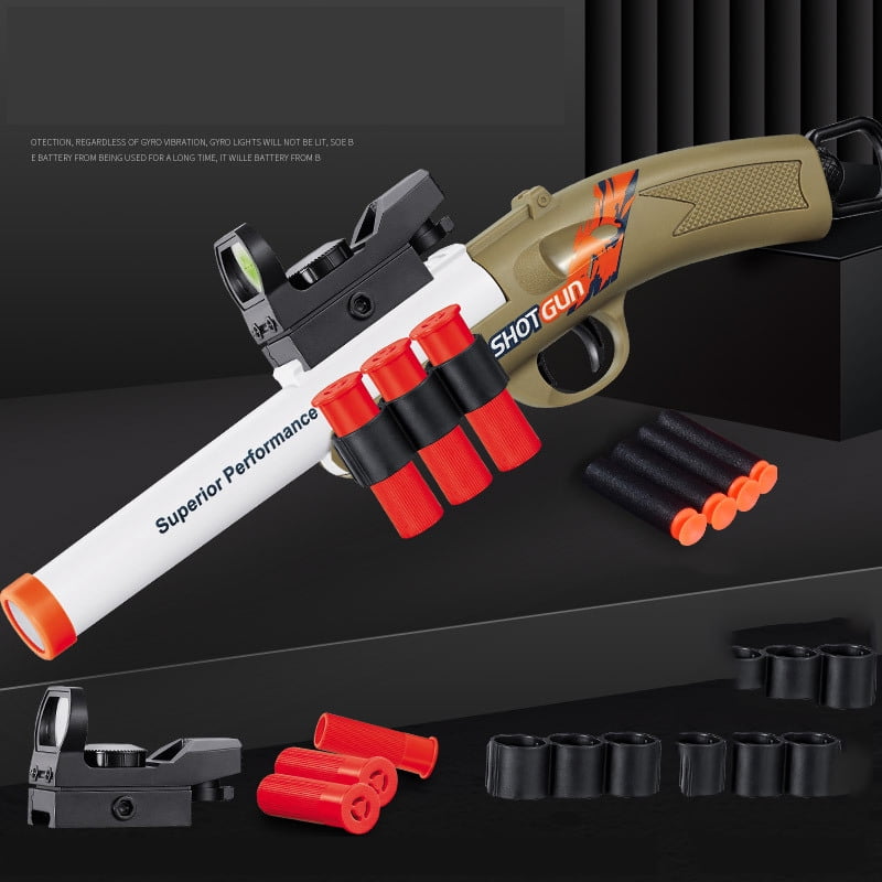Shell Ejecting Toy Foam Blaster – Pull Loading, Soft Dart Blaster with ...