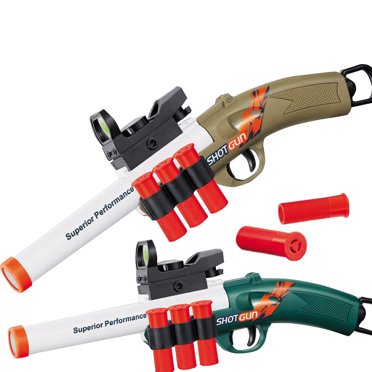 30-Inch Toy Foam Blaster with Flashlight – Airsoft, Shell Ejecting ...