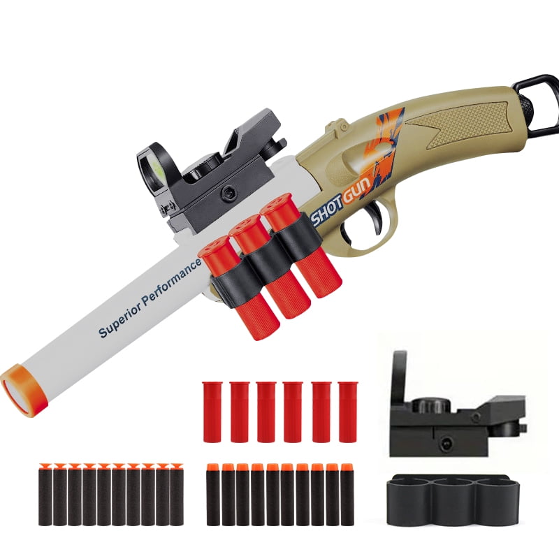 Shell Ejecting Toy Foam Blaster Soft Bullet Toy Gun – Pull Loading ...