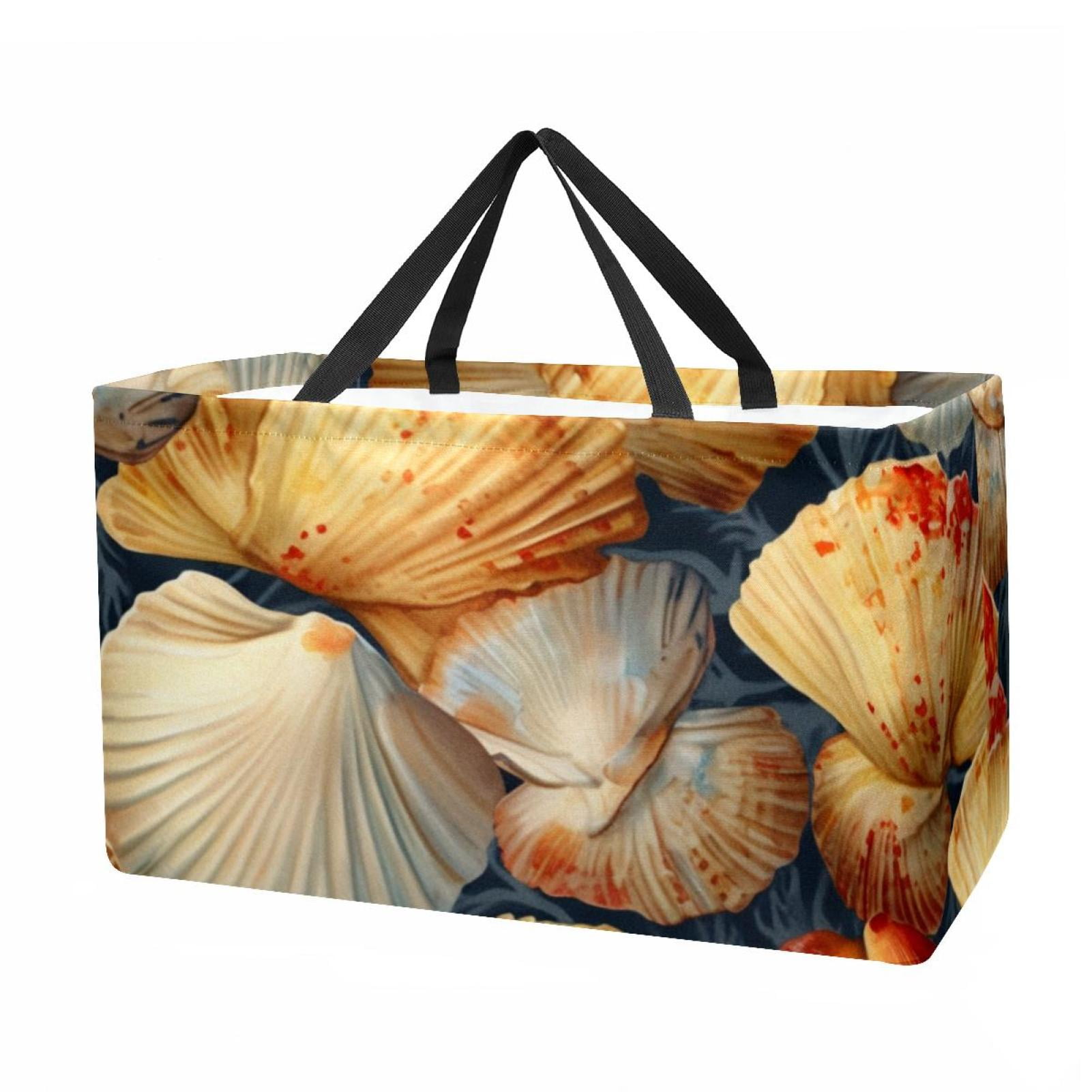 Shell Foldable Oxford Cloth Reusable Storage Basket Cube Organizer ...