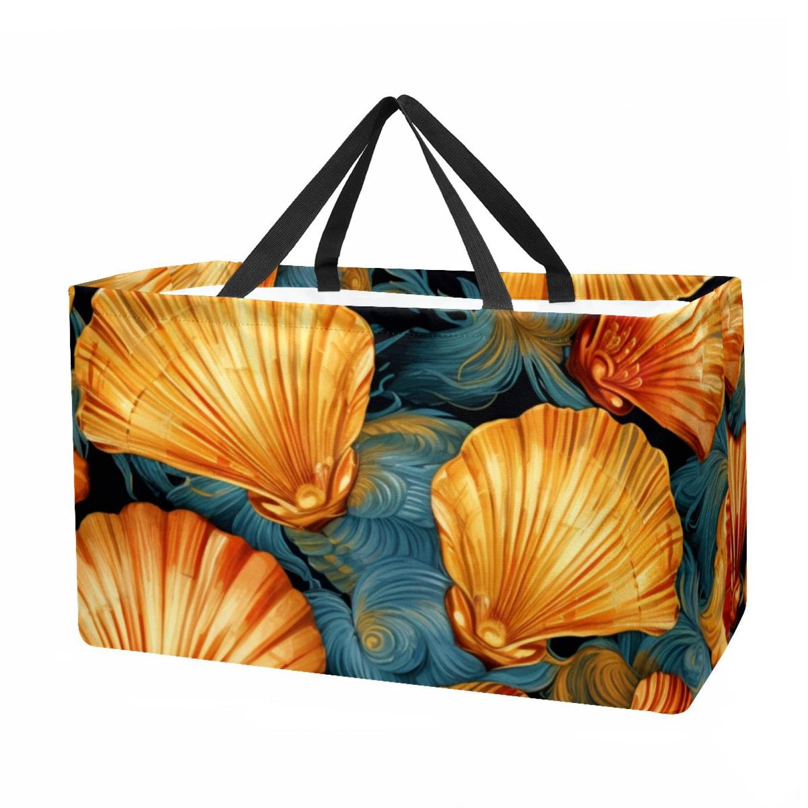 Shell Foldable Oxford Cloth Reusable Storage Basket Cube Organizer ...