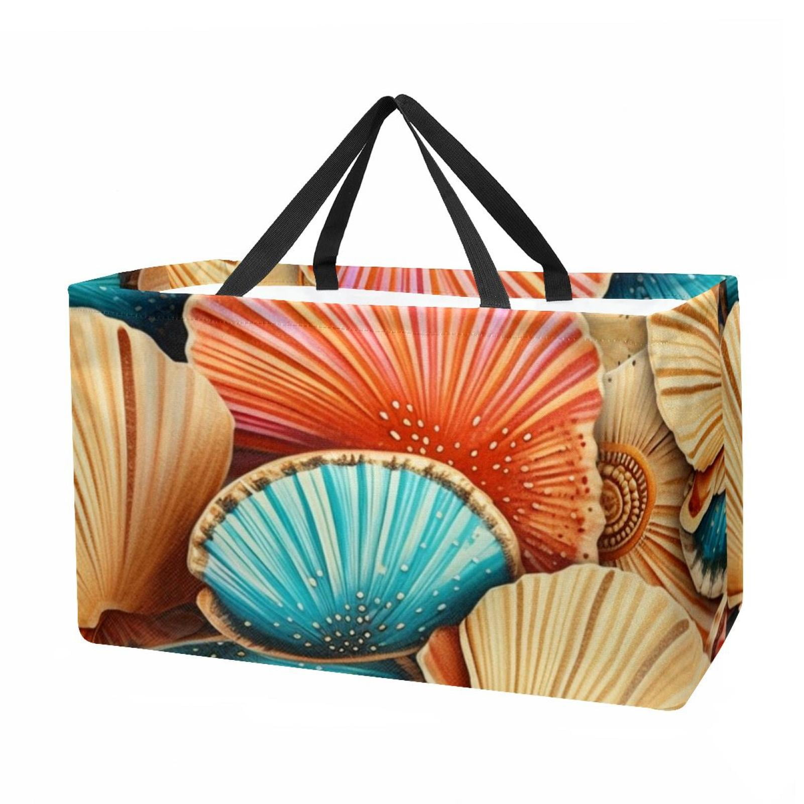 Shell Foldable Oxford Cloth Reusable Storage Basket Cube Organizer ...