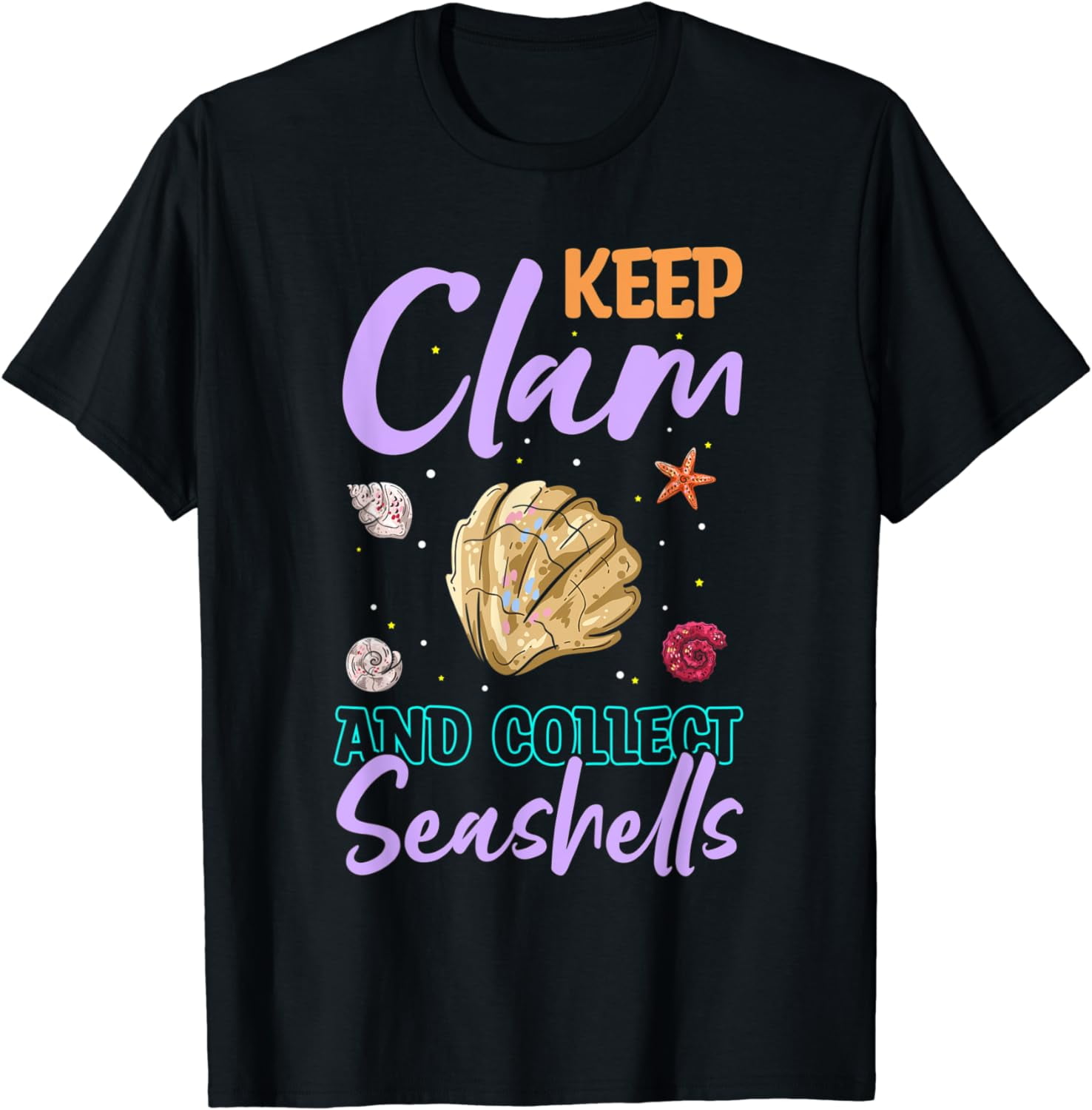 Shell Hunter Beachcombing & Seashell Collecting T-Shirt - Walmart.com