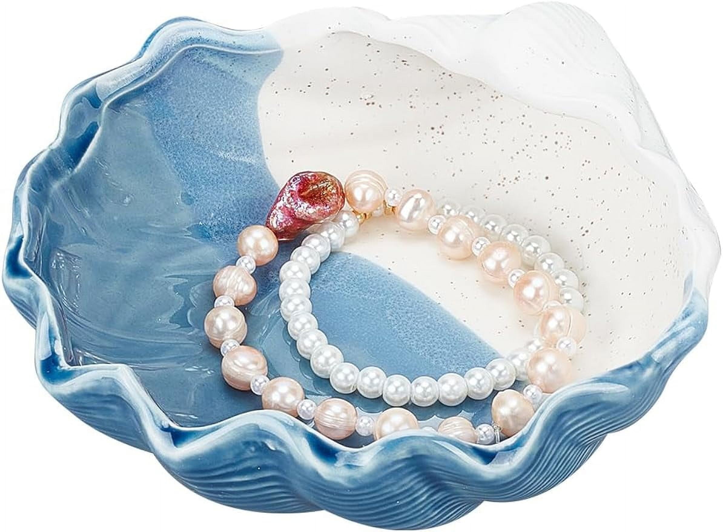 Shell Jewelry Storage Tray Shell Shape Jewelry Plate Storage Tray Ring ...