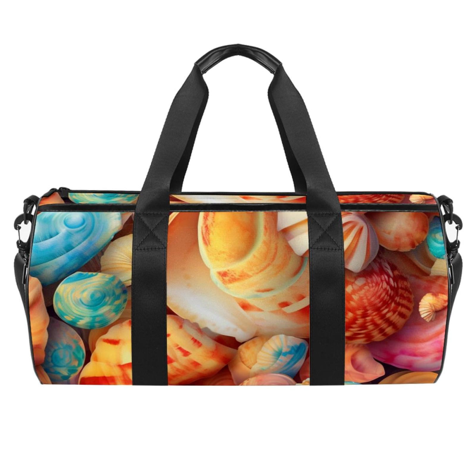 Shell Large Capacity Basketball Gym Bag with Interior Zipper Pocket ...