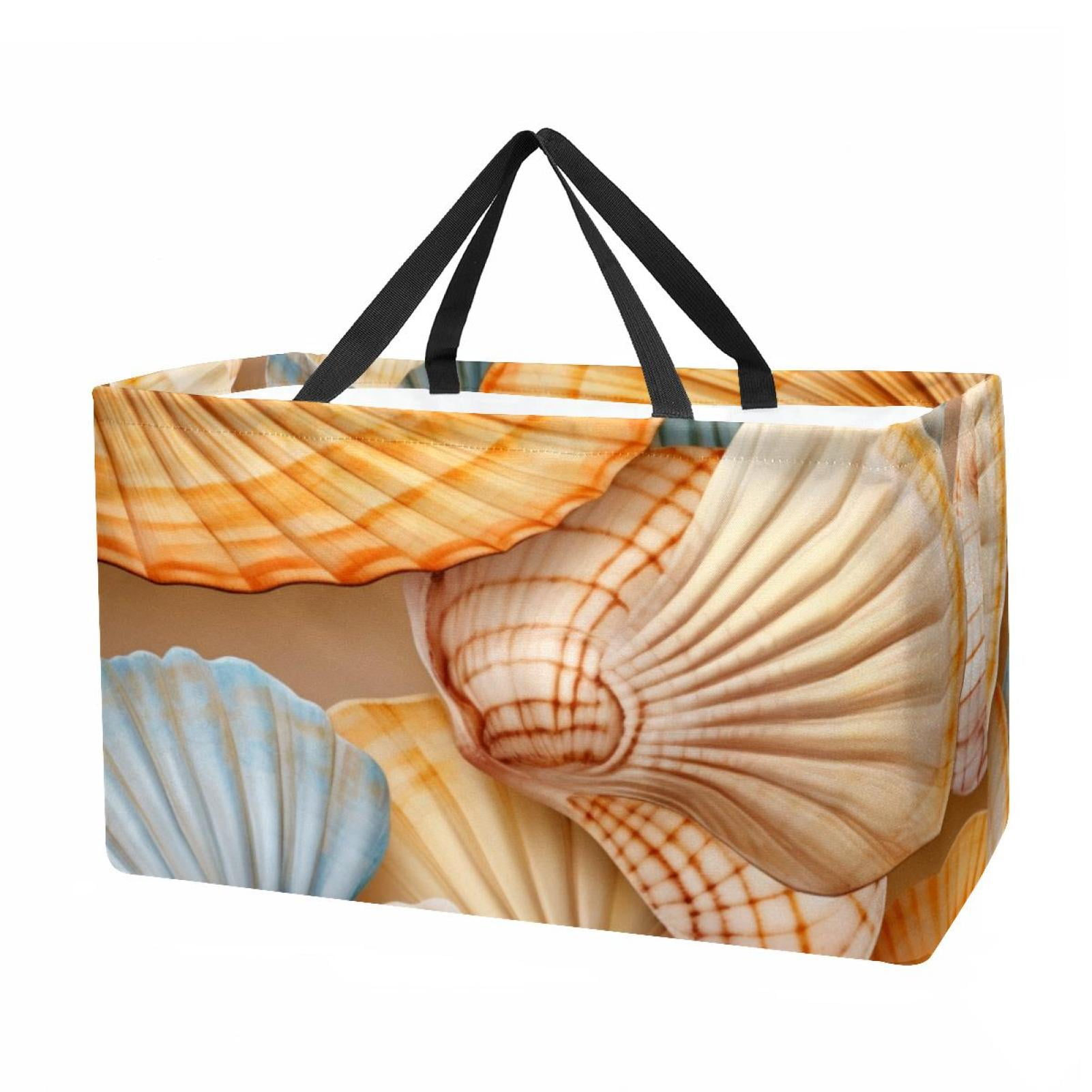 Shell Large Capacity Reusable Foldable Oxford Cloth Laundry Organizer ...